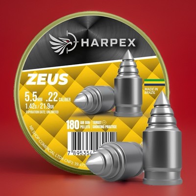 Aquiles ZUES Slayer Pellets - .22 Cal Heavy Hunter Pointed Airgun Slugs ...