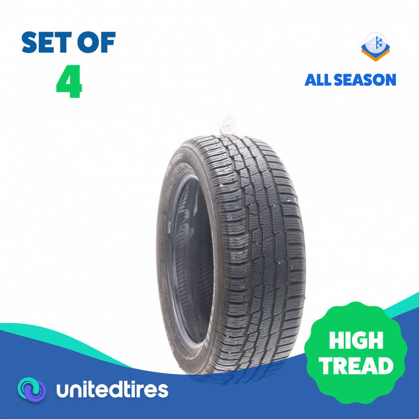 Set of (4) Used 215/55R17 Nokian Encompass AW01 94V - 10-10.5/32 | eBay