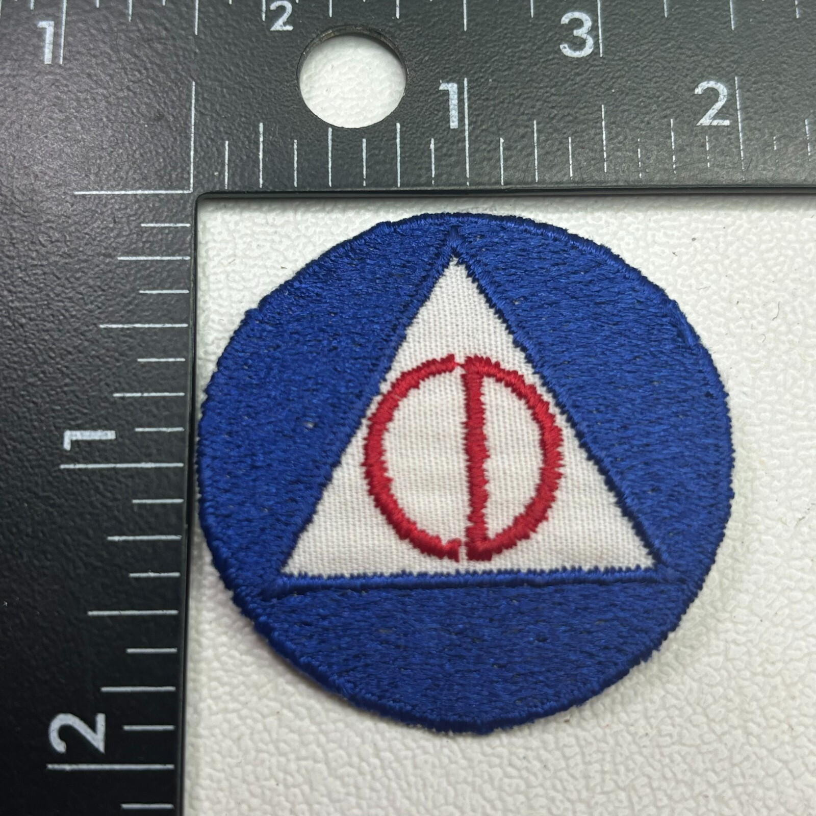 Vintage Fairly Small CD CIVIL DEFENSE Patch 00.J | eBay