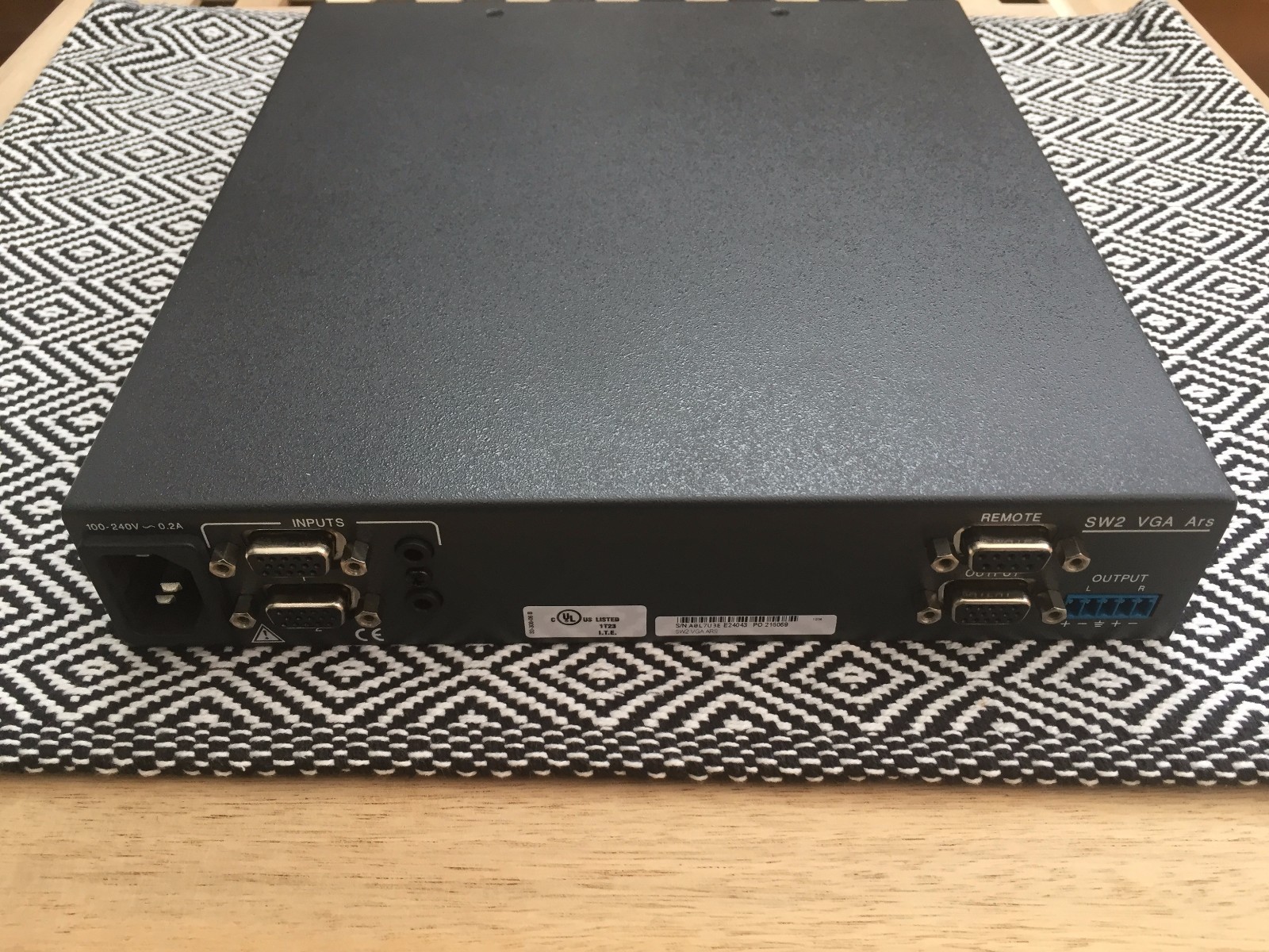 Extron SW 2 VGA and Stereo Audio Switcher | eBay