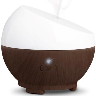 Sharper Image Ultrasonic Portable Aromatherapy Diffuser,USB, Dark Brown ...