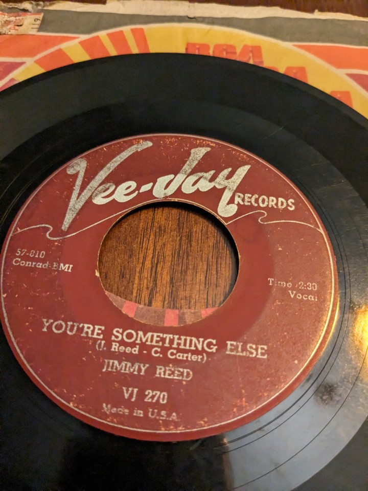 45 RPM Record Jimmy Reed "You're Something Else" 1958 See Pics for ...