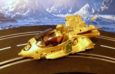 C3-PO FANTASY ROCKET 132 /124 Unikat Handmade Art auf Carrera Digital ...