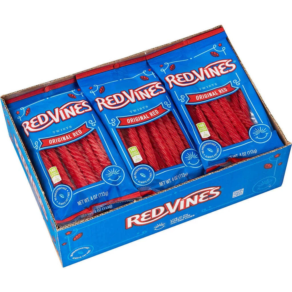 Red Vines Twists, Original Red Licorice Candy, Oz, 15-count, 46% OFF