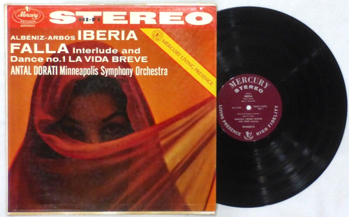 Albeniz Iberia Falla La Vida Breve Dorati MSO Mercury SR90007 Vinyl LP ...