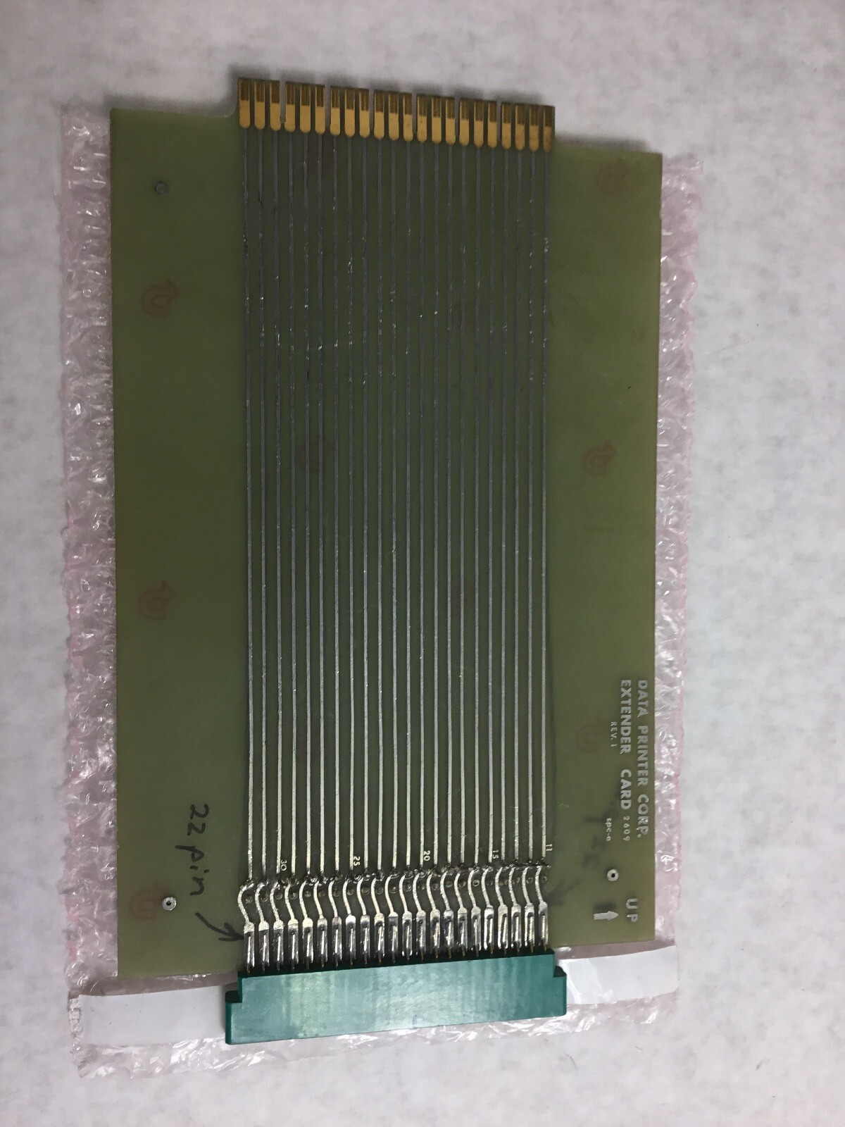 Vintage Data Printer Corp. Circuit 2609 Rev.1 Extender Board 22 Pin | eBay