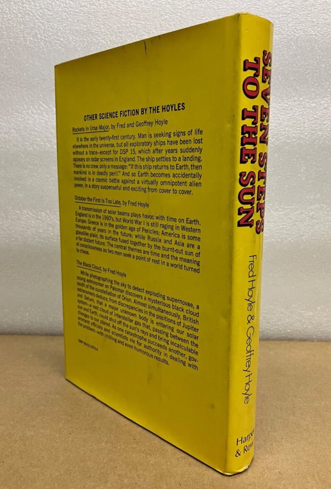 Seven Steps to the Sun by Fred Hoyle & Geoffrey Hoyle. VG 1970 HC/DJ ...