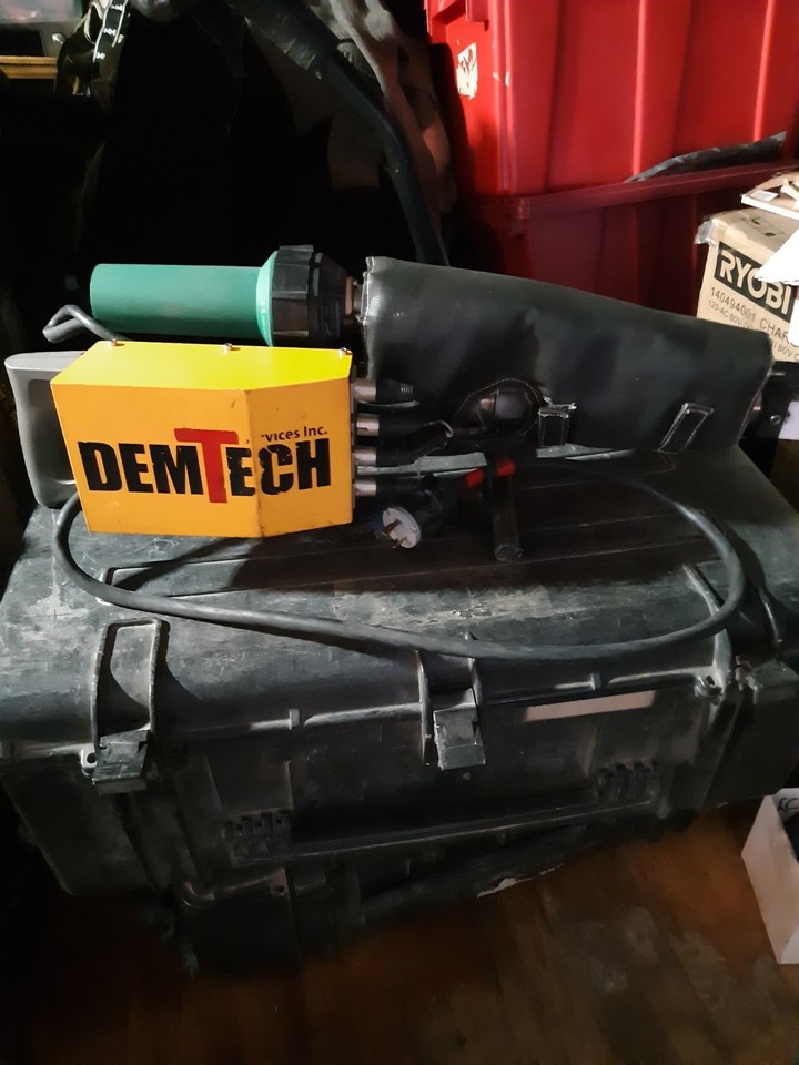 Demtech PRO-X High Output Plastic Extrusion Welder 240 V In Carry Case ...