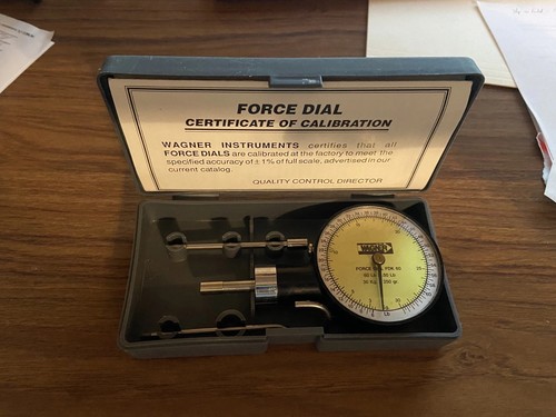 Wagner Force Dial FDK 60 LB 60x0.50 LB w/CASE & TIPS COMPLETE! **VERY ...