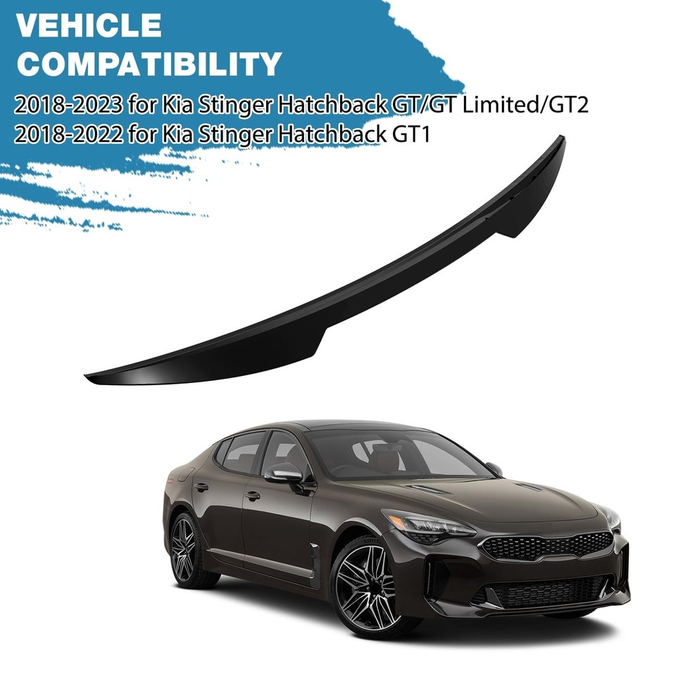 Rear Spoiler fit for Kia Stinger Hatchback GT/GT Limited/GT2 2018 2019 ...