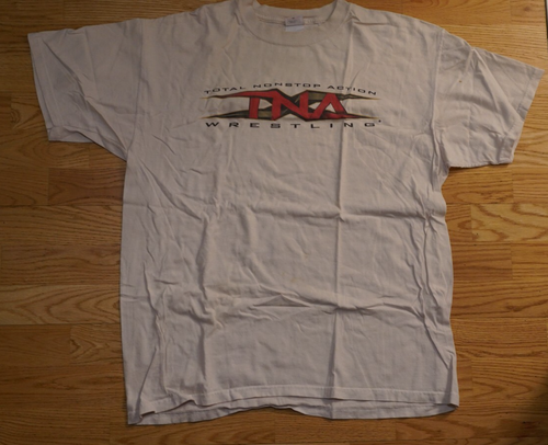 VINTAGE CLASSIC TNA WRESTLING LOGO T-SHIRT TOTAL NONSTOP ACTION SIZE XL ...