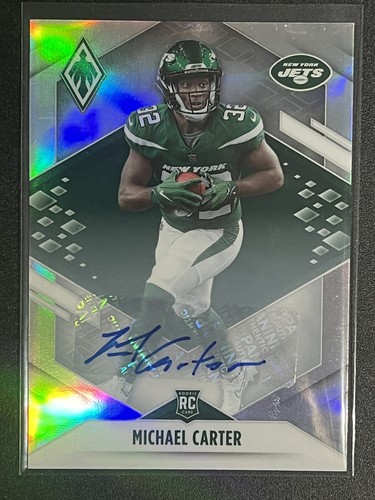 2021 Panini Phoenix MICHAEL CARTER #129 RC Rookie SILVER Autograph ...