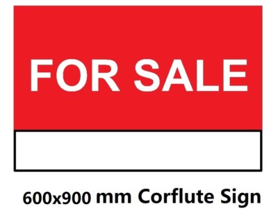 600x900mm Foam Sign FOR SALE Corflute Signs Vinyl PVC Sign Banner with ...