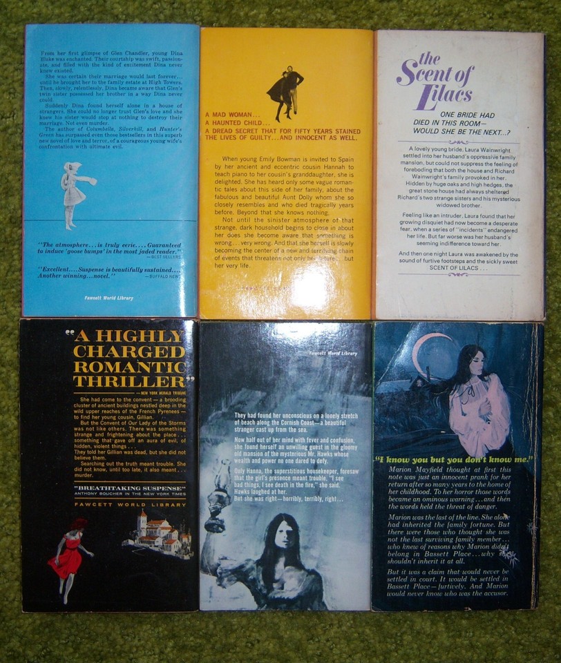 Lot of 6 gothic romance romantic suspense mystery horror Winston ...