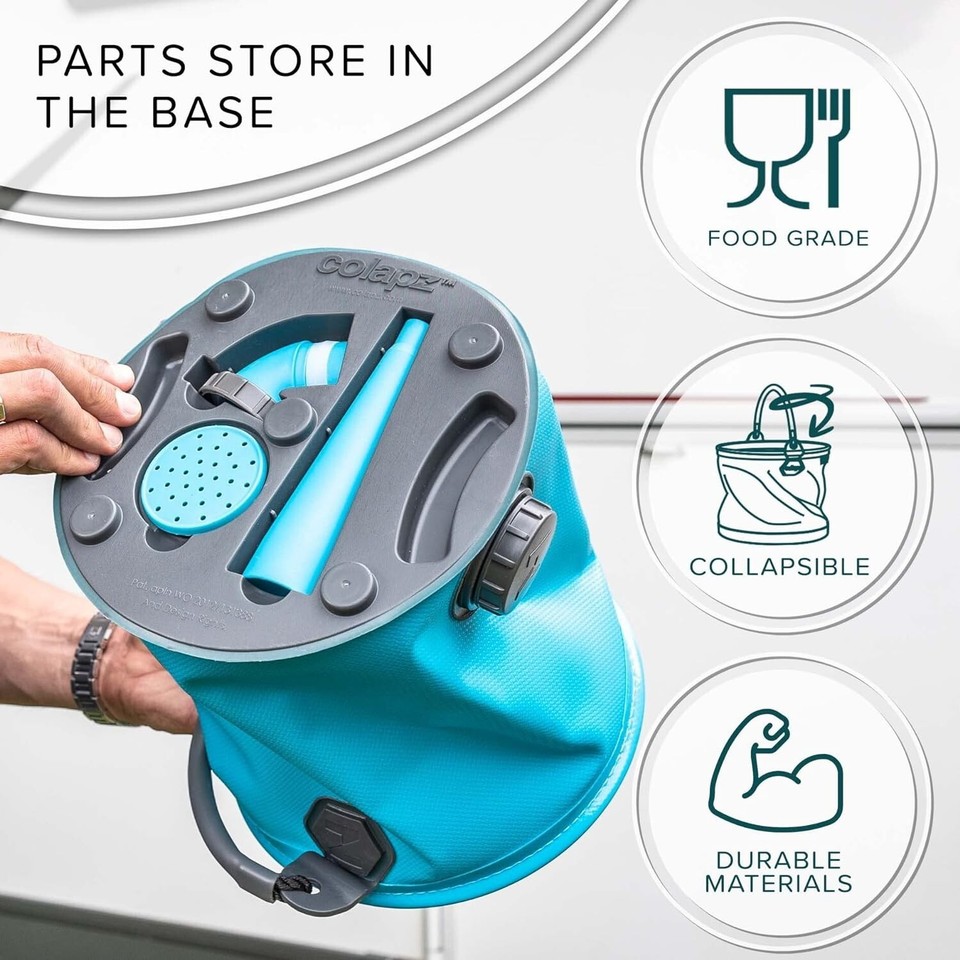 Colapz Collapsible Watering Can & Foldable Bucket Water Container ...