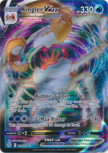 Kingler VMAX - 029/172 Ultra Rare Brilliant Stars NM Pokemon TCG | eBay
