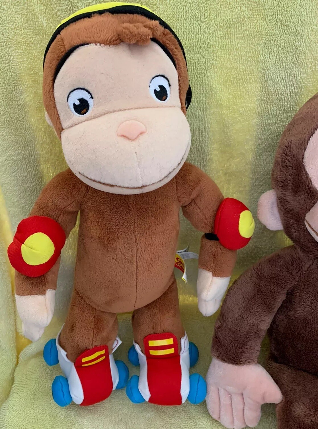 PBS Kids Curious George Plush Monkey Roller Skating Applause 15 ...