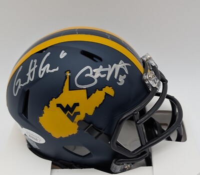 Pat White Garrett Greene West Virginia Mountaineers Signed Country ...