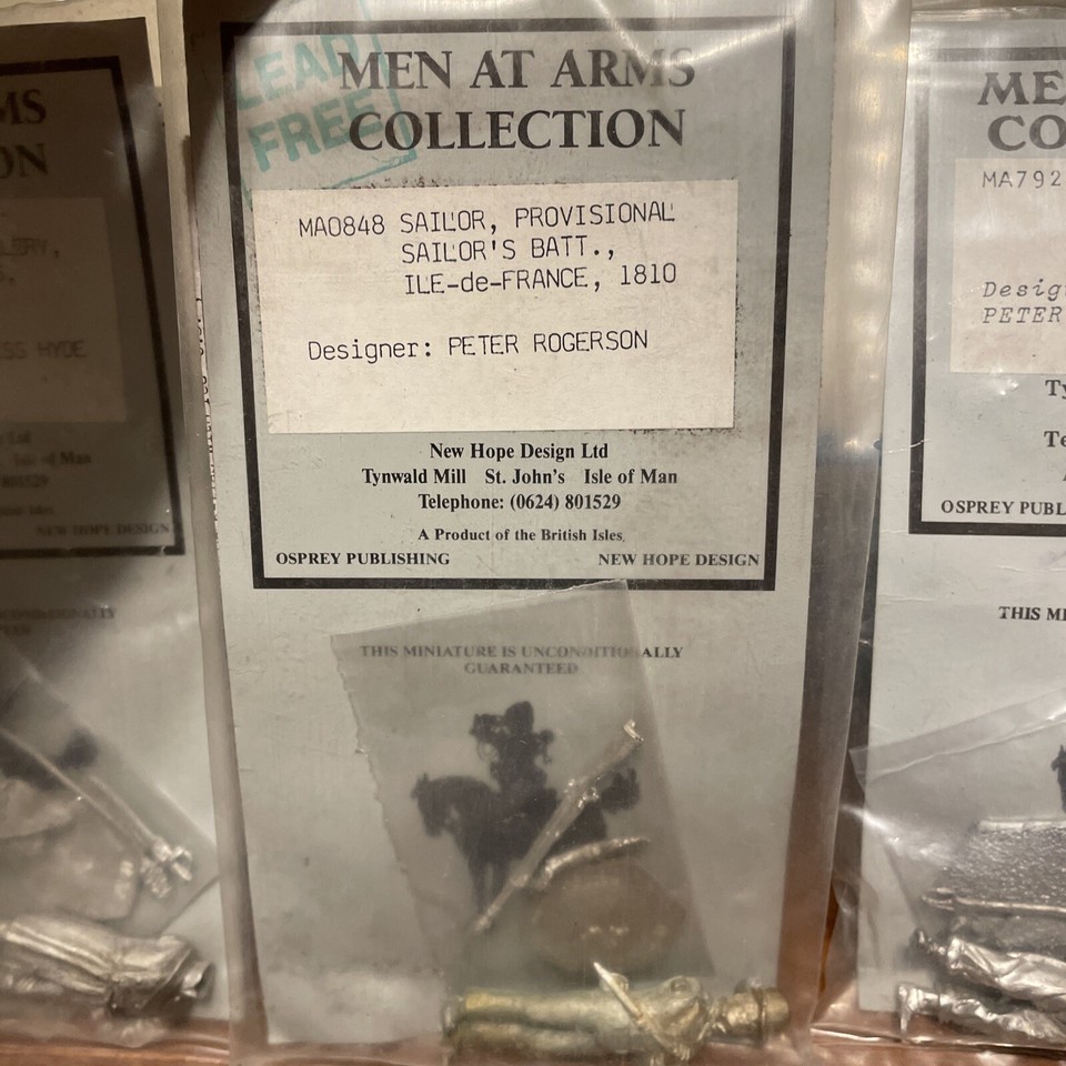 Men At Arms Collection St John’s Isle Of Men MA0827 MA0848 MA792 MA794 ...