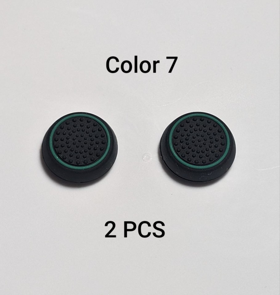 2PCS Analog Thumb Stick Grips Caps for XBox Dualshock 5 4 PS4 PS3 ...