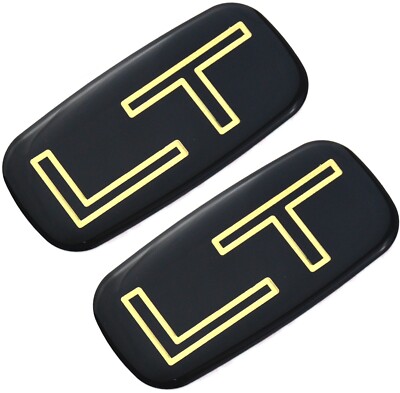 2X NEW LT Pillar Roof Side Body Emblem Badge Trim 99-07 15036136 Gold ...