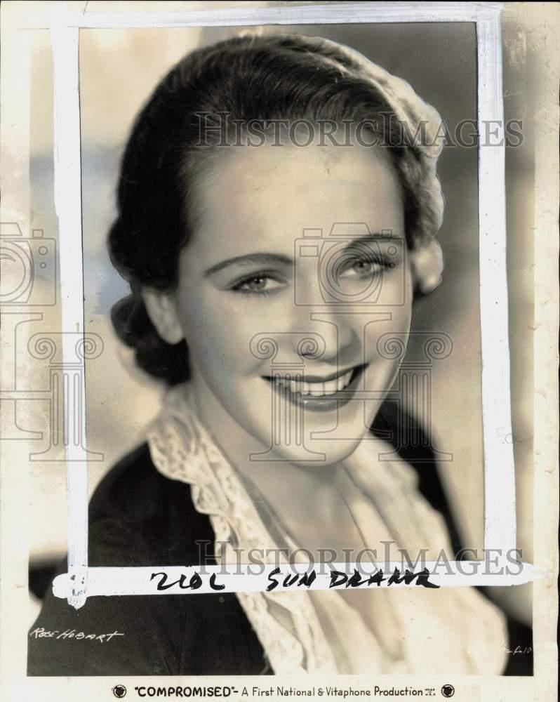 1931 Press Photo Rose Hobart stars in "The Crime Doctor's Strangest ...