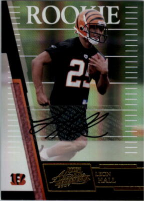 2007 Absolute Memorabilia #237 Leon Hall AU RC Auto /349 - NM-MT | eBay