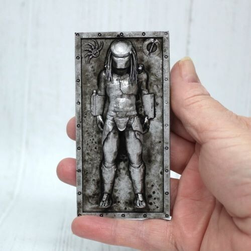 Predator Fridge Magnet Full Body Figure Movie STEEL Finish Birthday ...