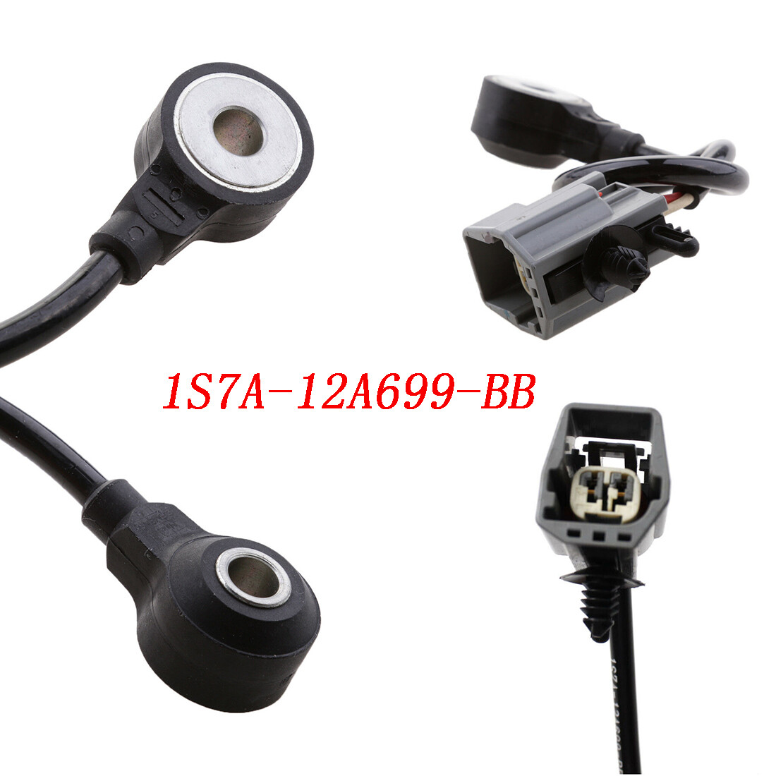 1S7A-12A699-BB Knock Sensor 1358032 LF0118921 For Ford Mazda Volvo Land ...