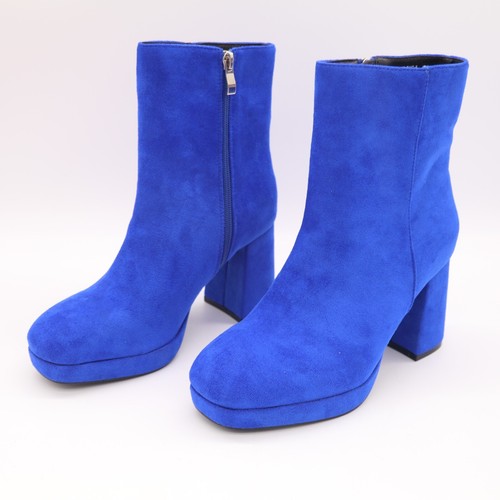 HEY GIRL by CORKYS SLUG BUG WOMEN'S SIZE 8 ELECTRIC BLUE ANKLE BOOTS ...