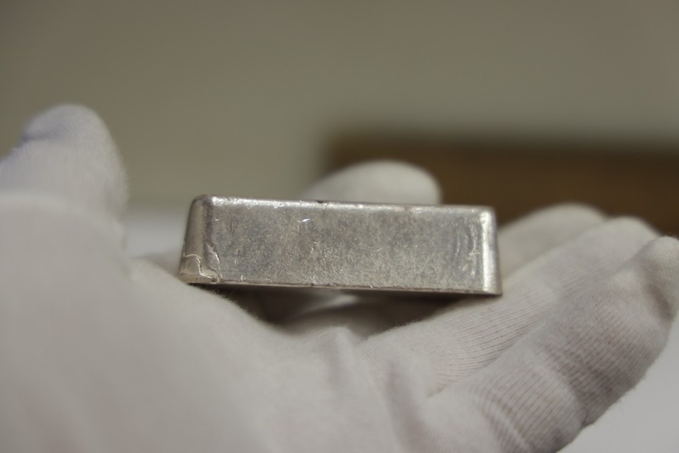 10oz .999+ Silver Bar - Security Metals Company - Vintage Poured Bar | eBay
