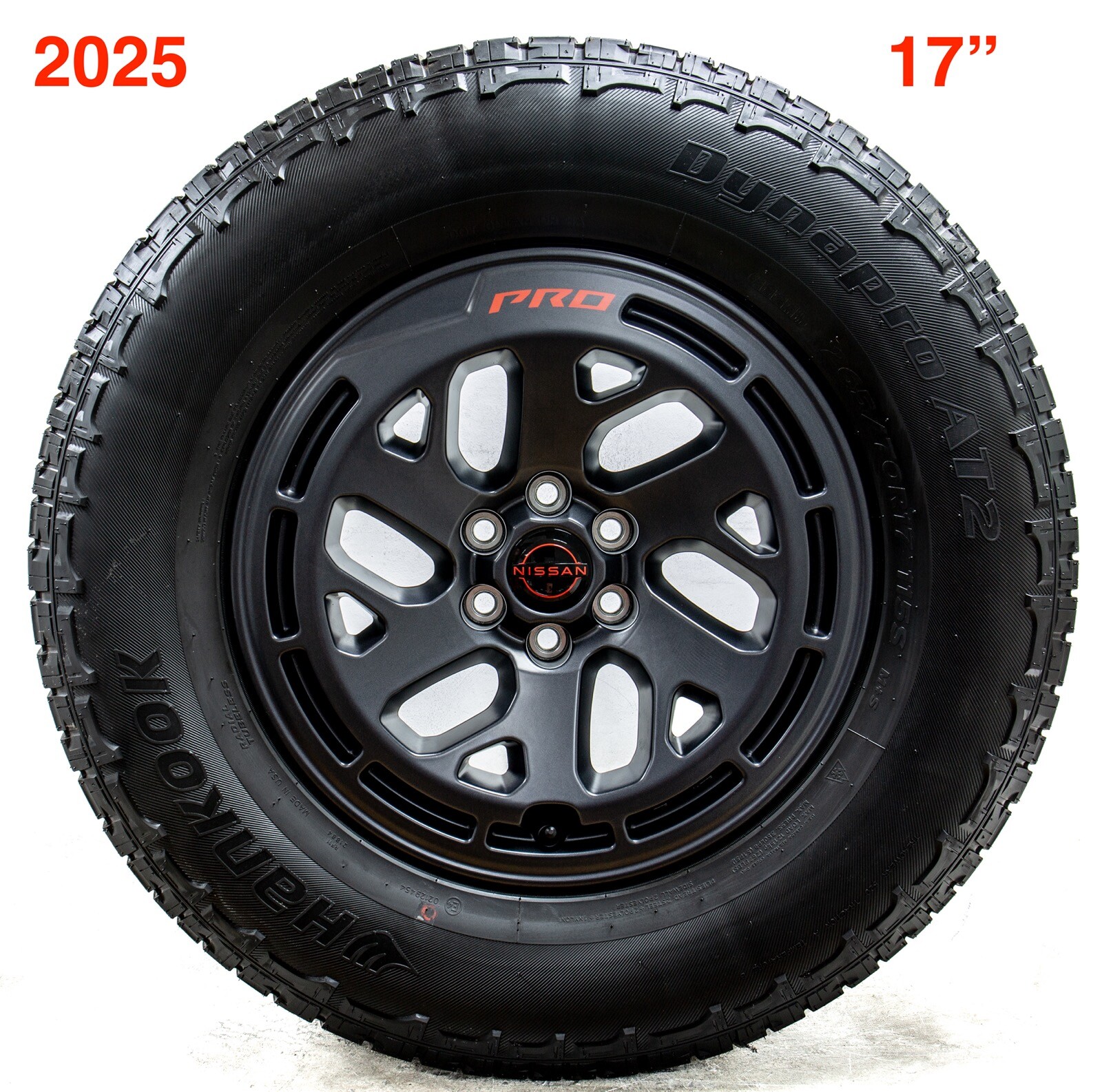 4 New 2025 Nissan Frontier Pro 4X Factory OEM 17” Wheels Rims Hankook ...