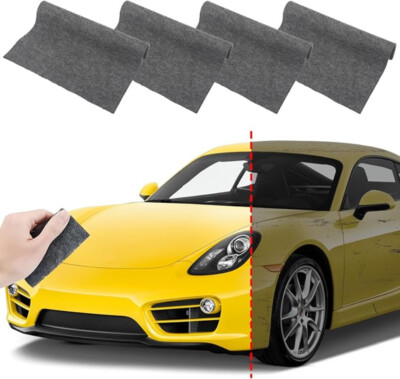 4 PCS NANO SPARKLE CLOTH FOR CAR SCRATCHES NANO MAGIC CLOTH SCRATCH ...