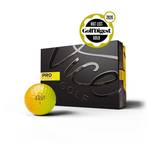 US warehouse Vice Pro Plus SHADE Limited Edition Golf Balls Yellow ...