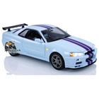 US Stock Capo 4WD 1/8 Racing Car 4x4 High Speed Metal RTR R34 Drift RC ...