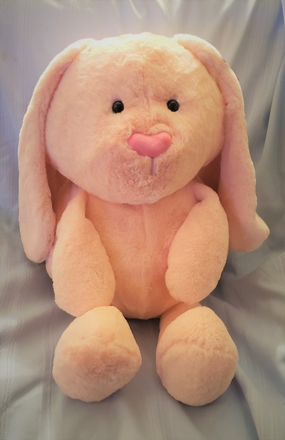 Animal Adventure 21" Long Pink Super Soft Stuffed Blair Bunny Rabbit ...