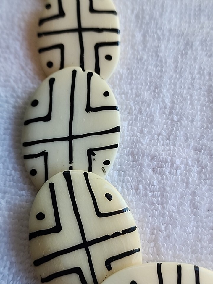 Beautiful African Ostrich Shell Necklace Purchased In Namibia | eBay