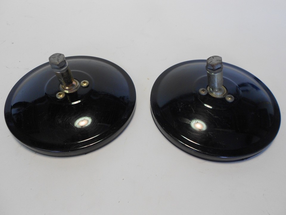5" Rear View Mirrors, Pair, Rubber Edge | eBay