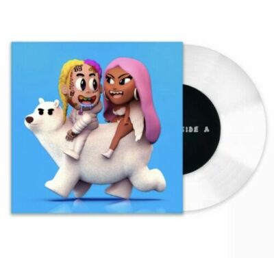 6ix9ine Nicki Minaj Trollz 7 inch Vinyl Limited White Alt Artwork 7 ...