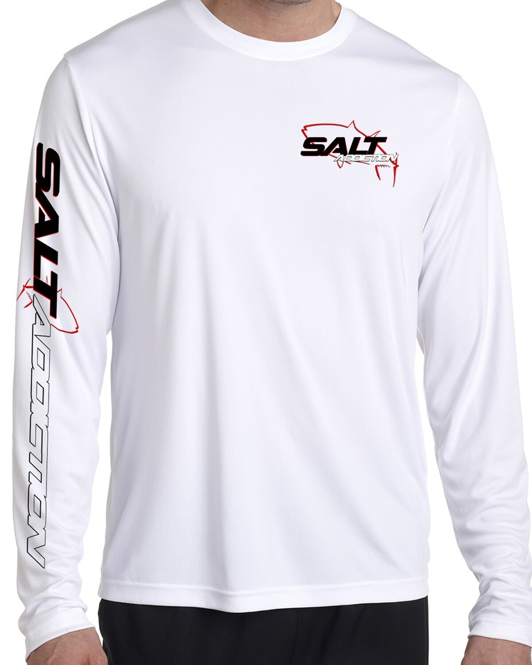 Salt Addiction t shirt long sleeve microfiber saltwater fishing ...