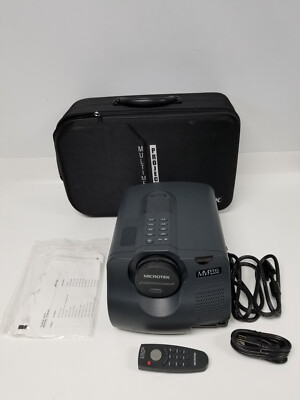 Vintage Microtek MVP700S, A400 LCD Projector (Lamp Hours 283) w/ Bag ...