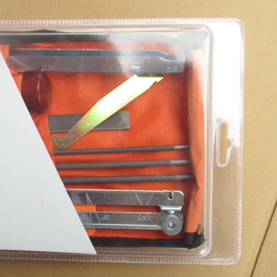 10 Pcs Woodworking Tool Chainsaw Filing Gauge Sharpening File Universal ...