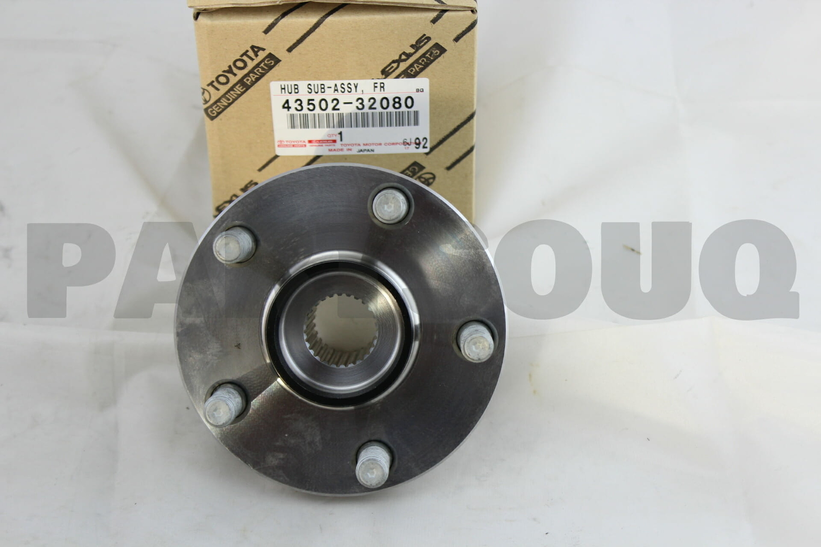 4350232080 Genuine Toyota HUB SUB-ASSY, FRONT AXLE, RH/LH 43502-32080 ...