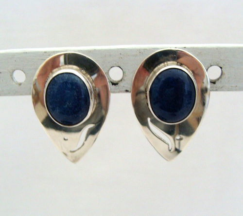 Sassi La Muth David Lee Sterling Silver Earrings With Blue Stones | eBay