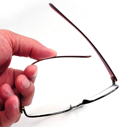 New Flexible Temples Rectangle Frame Metal Free Reading Glasses 100-250 ...
