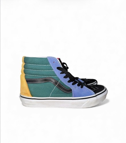 Vans Sk8- Hi Multicolor Color Block High tops Size Men’s 7.5 Women’s 9 ...