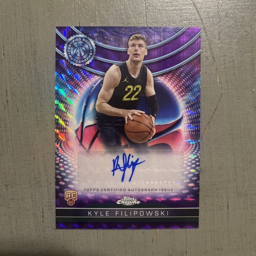 2024-25 Topps Chrome NBA Kyle Filipowski Certified Rookie RC Auto | eBay