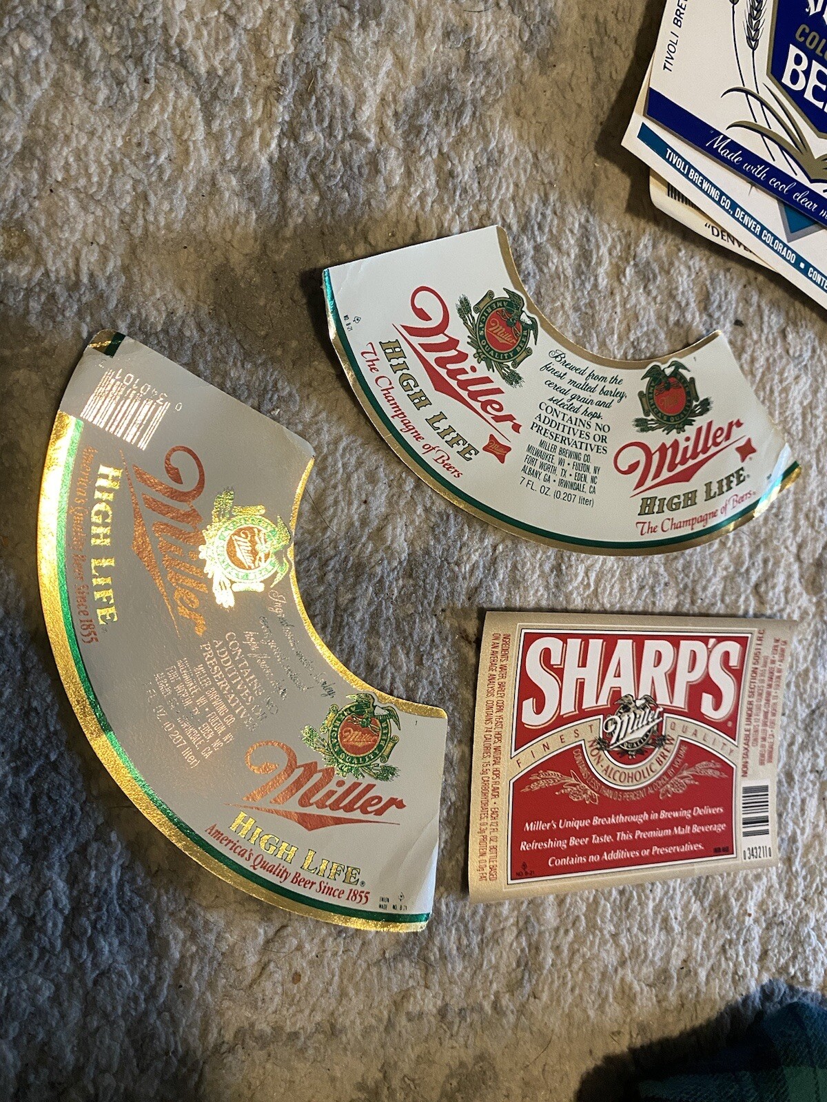 Miller Brewing Co. SHARP'S NON-ALCOHOLIC BREW And 2 Highlife | eBay