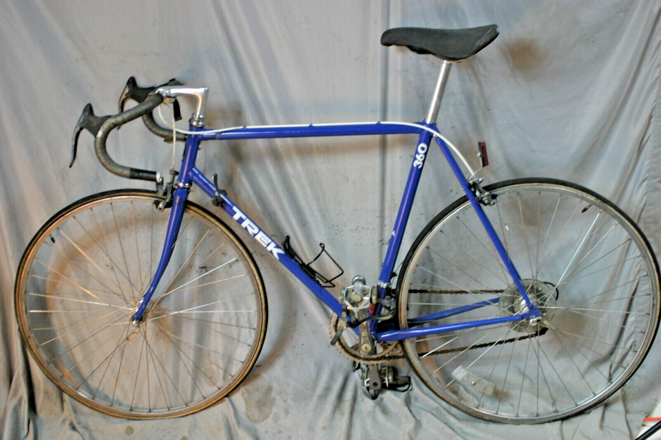 1987 Trek 360 Vintage Touring Road Bike 57cm Large Chromoly Steel USA ...