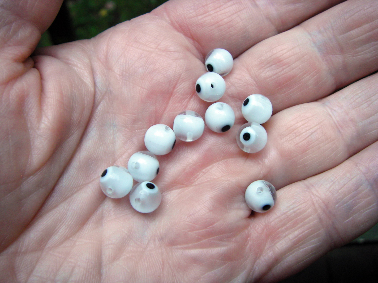 Fish Eye White Fishing Premium Trout/Salmon/Steelhead Beads 8mm 25Ct ...